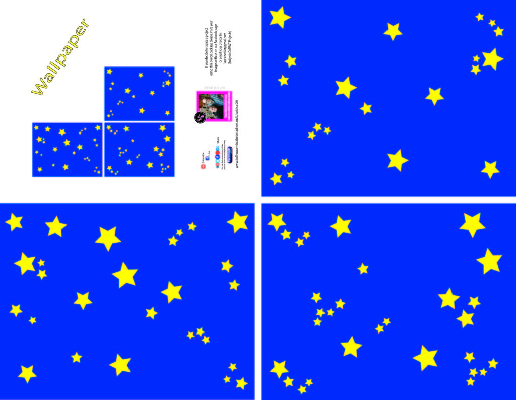 Stars Yellow 11617 - Dollhouse Miniature Madness and Tutorials